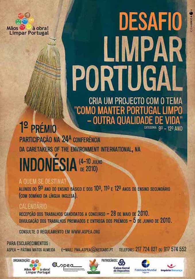 BECRE - ES Cacilhas-Tejo: Um concurso para manter Portugal limpo